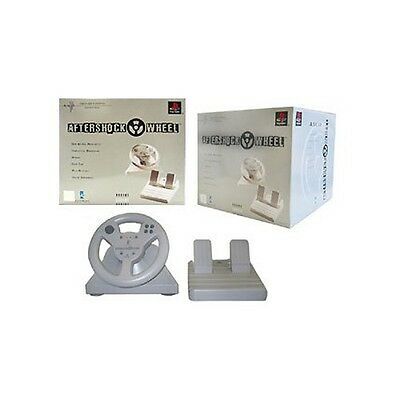 Aftershock Racing Wheel for PS One Video Game Accessories Video Game Controllers Sony PlayStation Controllers Main Sony PlayStation Controllers PS1 Wii Play Games